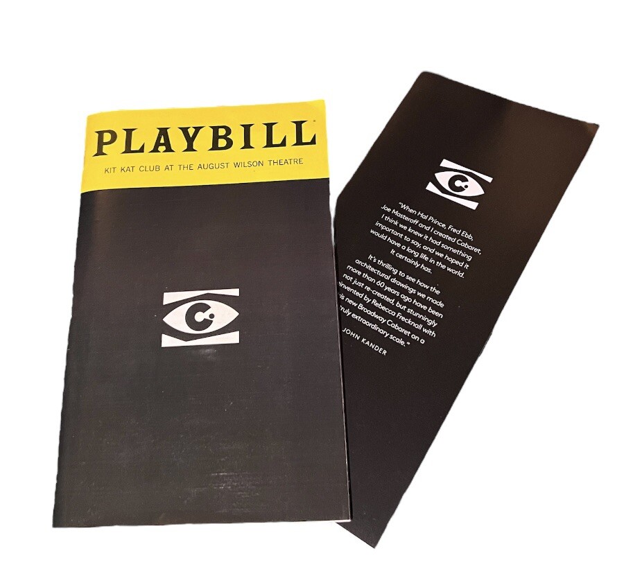 Cabaret Broadway Playbill May 2024 Original | Grelly USA