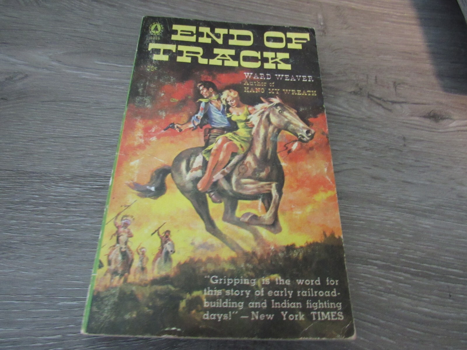 END OF TRACK BY WARD WEAVER 1959 POPULAR LIBRARY PULP ERA WESTERN PB | eBay