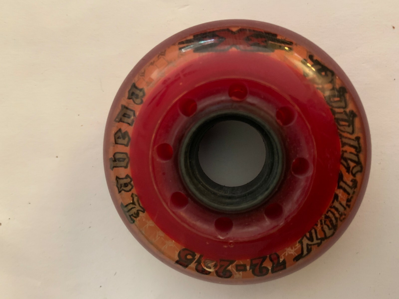 Labeda Addiction Hockey Wheels~XXX Grip~Black/Red~Black/Orange~White ...