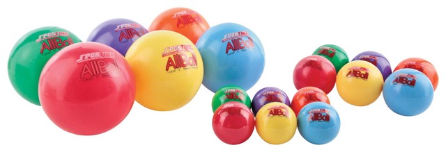 Sportime Multi-purpose Inflatable All-balls 3 Inches Set of 6 for sale ...
