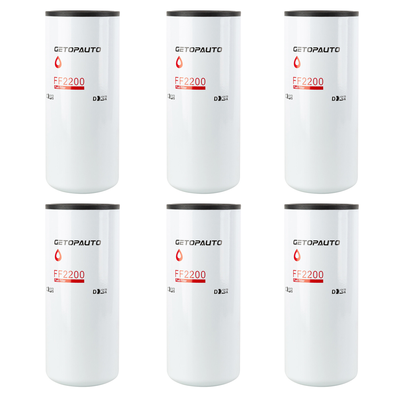 6 Pcs Brand New Fuel Filter Fits For Cummins FF2200 4920586 | eBay