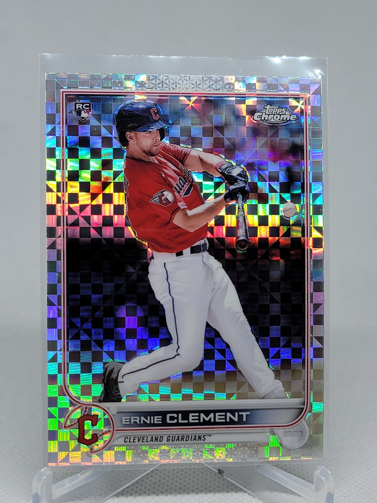 2022 Topps Chrome Xfractor Ernie Clement Rookie Card #145 D6C | eBay