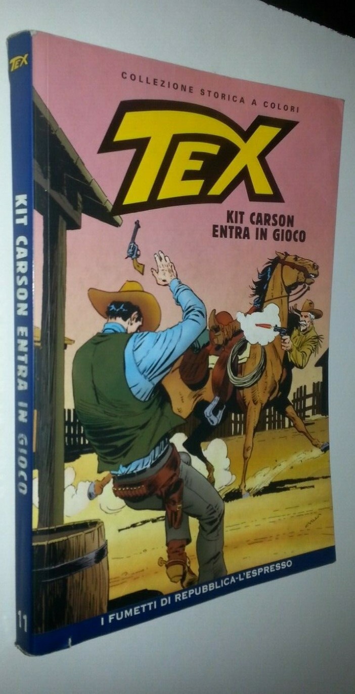 TEX WILLER # 11-KIT CARSON ENTRA IN .-COLLEZIONE STORICA-REPUBBLICA L ...
