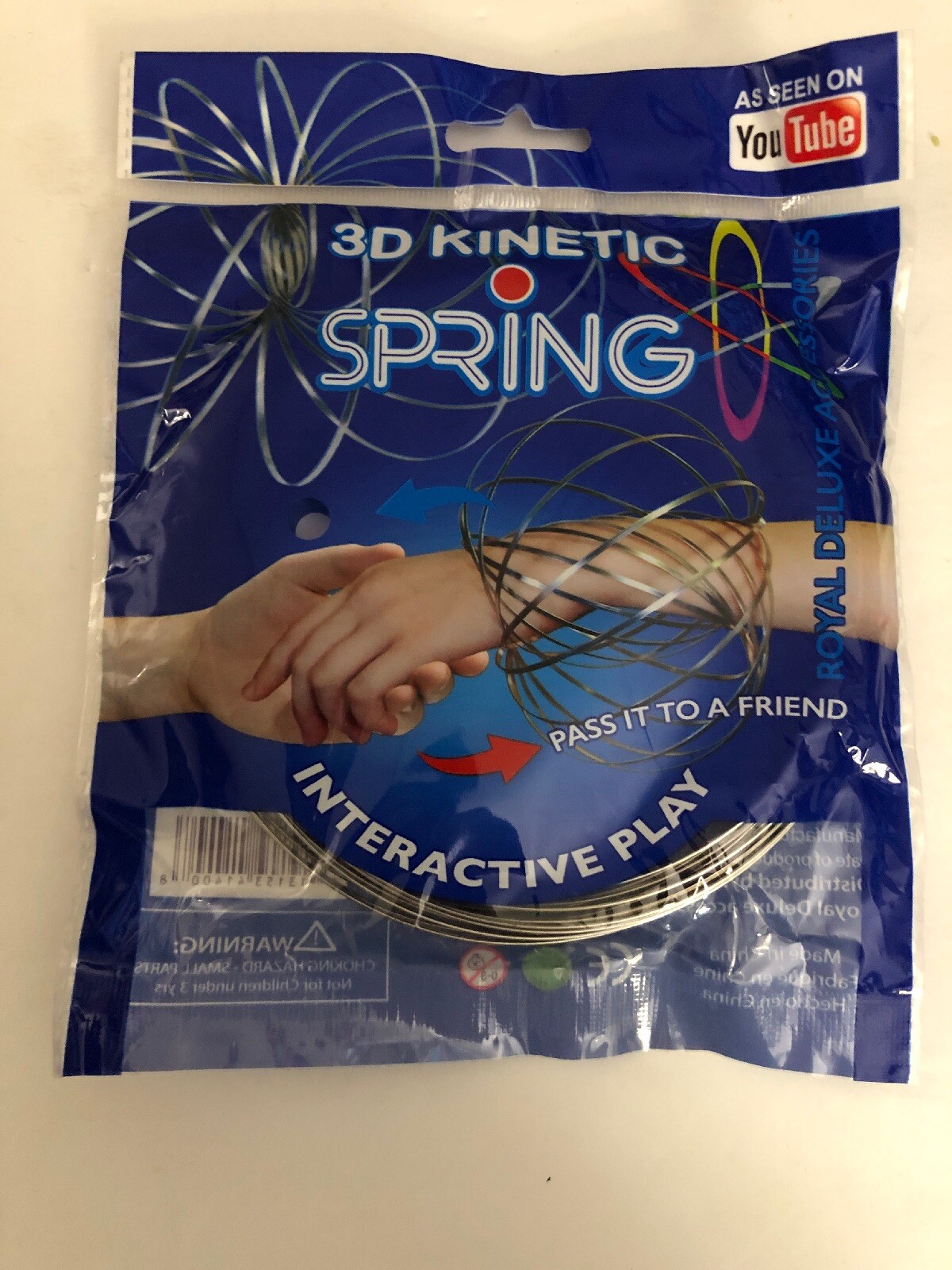 1 3D Kinetic Spring toy. Interactive toy. Or display it. As seen on ...