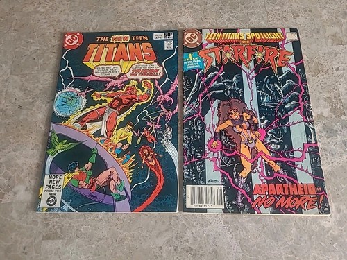 New Teen Titans #6+starfire #1! First Appearance Of Trigon | eBay