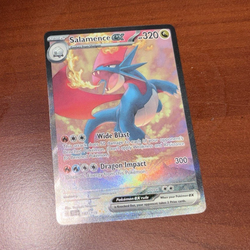 Nintendo Pokemon TCG 2-Card Lot Salamence ex + Ethan's Adventure Full ...