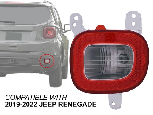 For Back Up Lamp 2019 - 2022 Jeep Renegade with Bulb Passenger Side ...