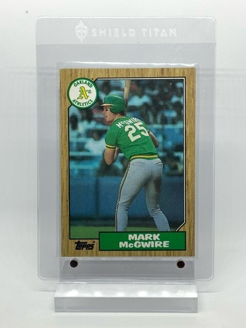1987 Topps Baseball Mark McGwire Card #366 Rookie Card / This Card is ...