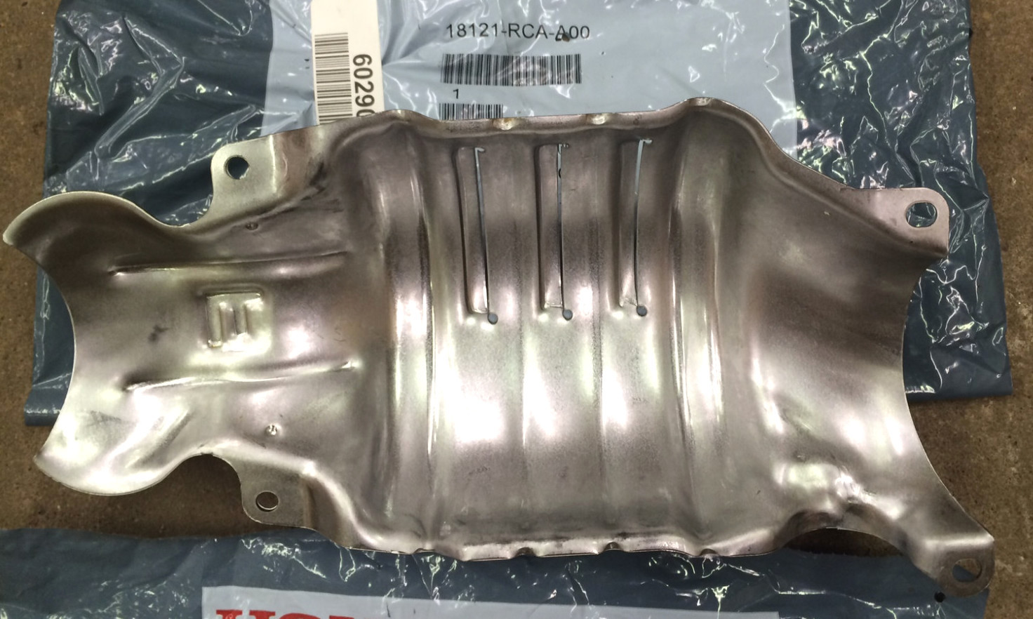 Genuine OEM Honda Front V6 Engine Compartment Catalytic Converter Heat ...