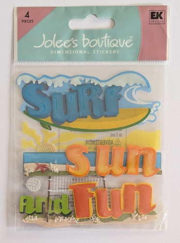 Jolee's Surf Sun Fun Beach Vacation Scrapbooking Stickers | eBay