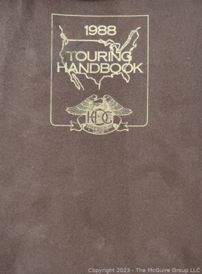 Vintage 1988 HOG Touring Handbook Harley Davidson Map Book! Harley ...