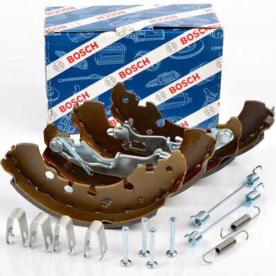 BOSCH Bremsbacken + Federnsatz für GRANDE PUNTO OPEL ADAM CORSA D E OE ...