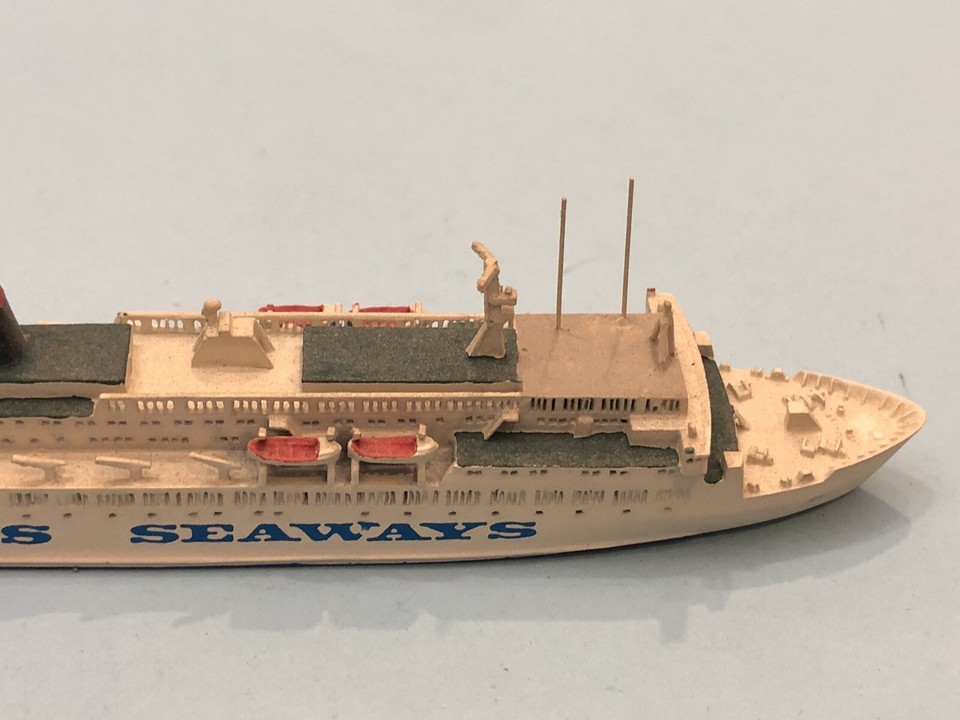 Albatros #112 Denmark Ferry Ship Dana Anglia 1978 Waterline Model ...