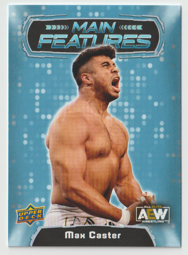 2022 Upper Deck AEW Main Features #MF7 Max Caster | eBay