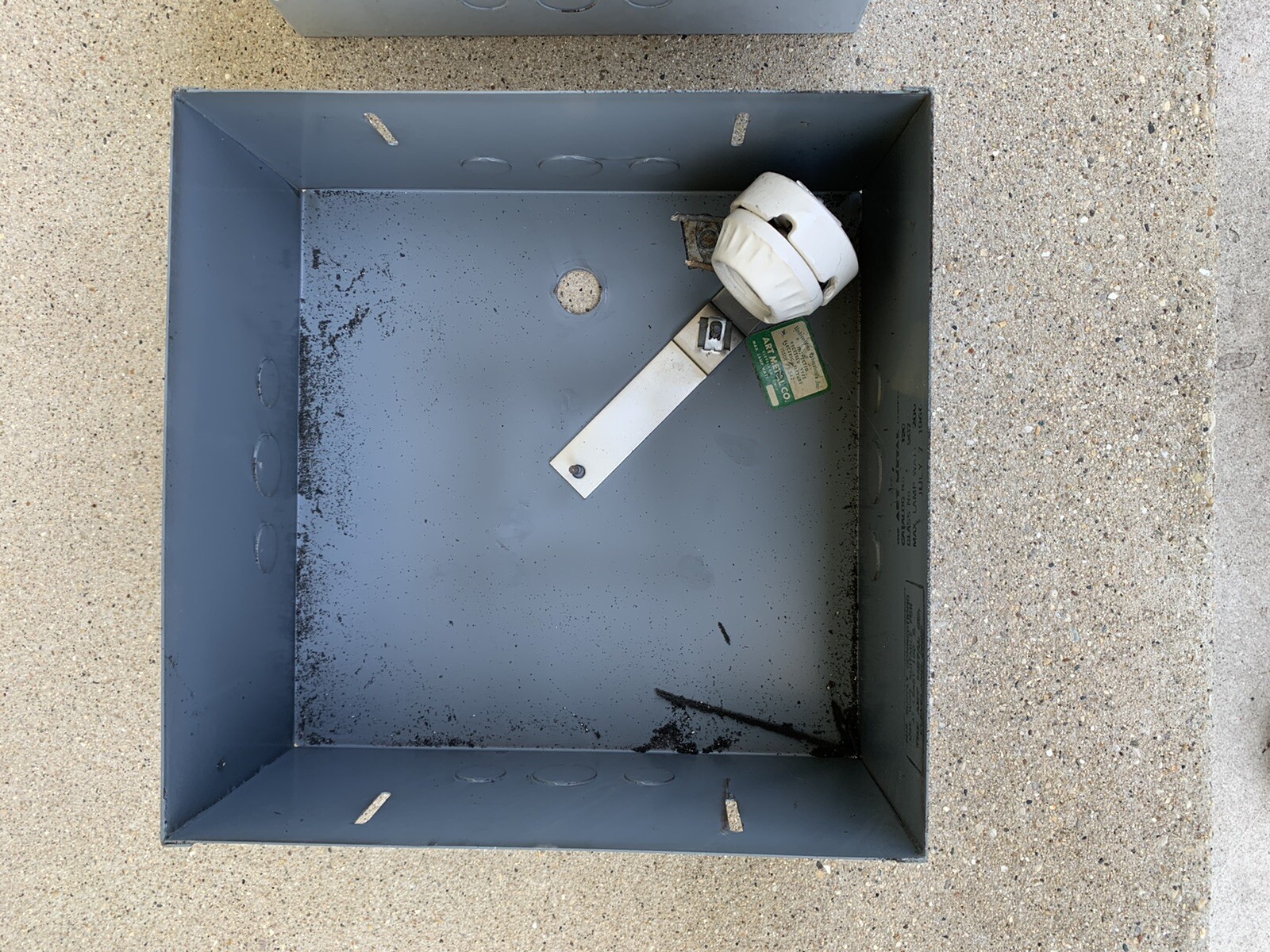 Pair Vintage 1960'S MCM GLASS ALUMINUM BUILT-IN SQUARE RECESSED LIGHT ...