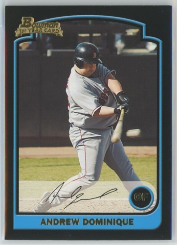 2003 Bowman Andrew Dominique Boston Red Sox #330 | eBay