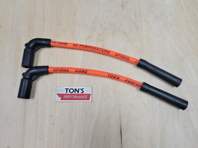 Ton's 10MM Thick Harley Sportster Coil Relocation Orange Spark plug ...