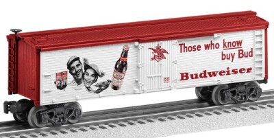 Lionel O Scale Budweiser Beer Reefer # 2128120 Those Who Know Buy Bud ...
