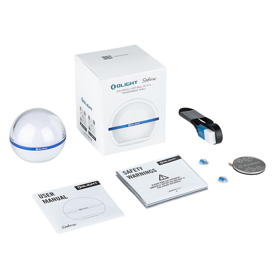Olight Sphere Ambient Light with App Control Bluetooth 75 Lumens White ...
