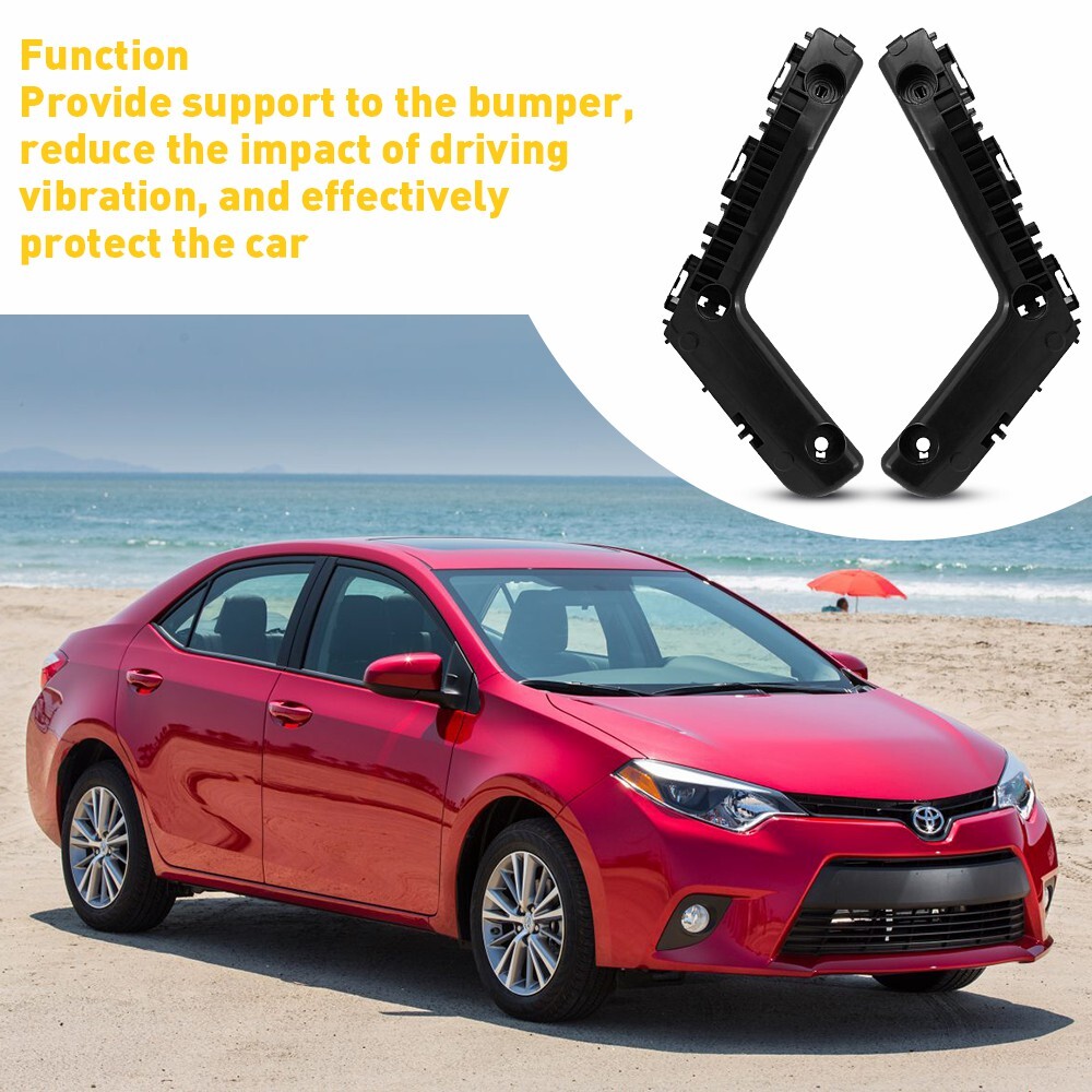 FRONT BUMPER RETAINER BRACKETS FOR 2014 2015 2016 2017 TOYOTA COROLLA ...