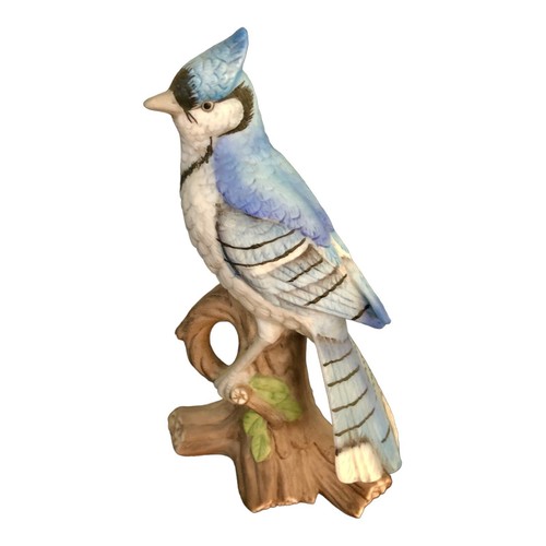 Lefton Beautiful Bird Vintage Blue Jay Figurine Excellent 5.25 In ...