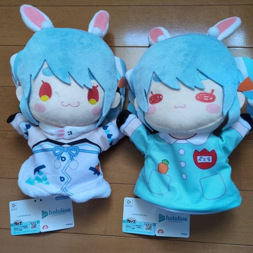 FuRyu Hololive Plush Usada Pekora Rabbit Ears Light Blue 2016 | eBay