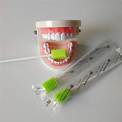 Treated Dentifrice Oral Swabs- Dental Swabs Mouth Cleaning Sponge Swabs ...