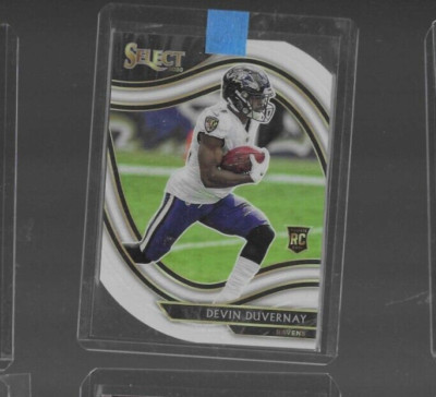 2020 Devin Duvernay Rookie Field Level White Die-Cut Prizm - Panini ...