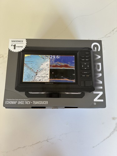 New Garmin Echomap UHD274CV Plus Transducer Navionics Chartplotter ...