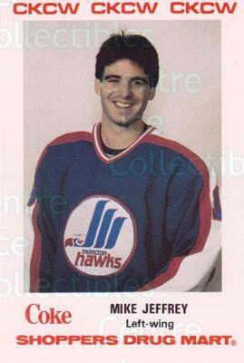 1987-88 Moncton Hawks #14 Mike Jeffrey | eBay