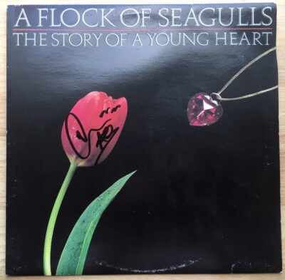 MIKE SCORE SIGNED A FLOCK OF SEAGULLS "THE STORY OF A YOUNG HEART ...