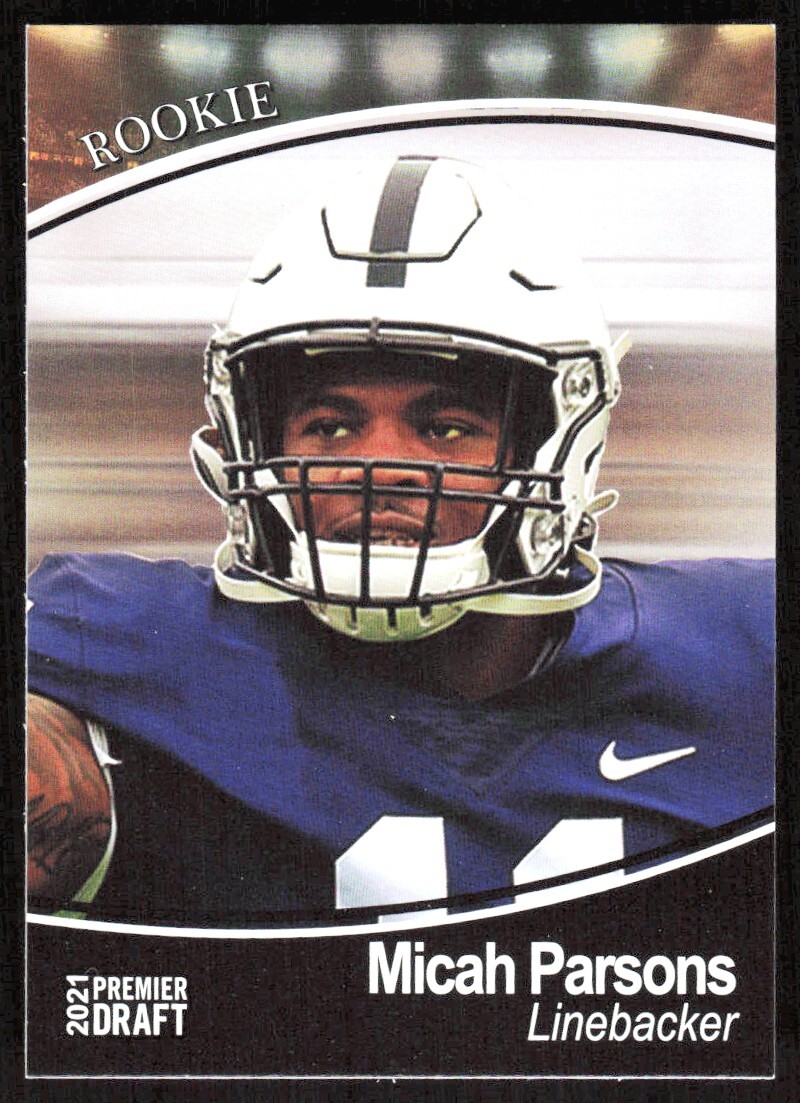 2021 10348B SAGE Premier Draft Micah Parsons Rookie Penn State Nittany ...