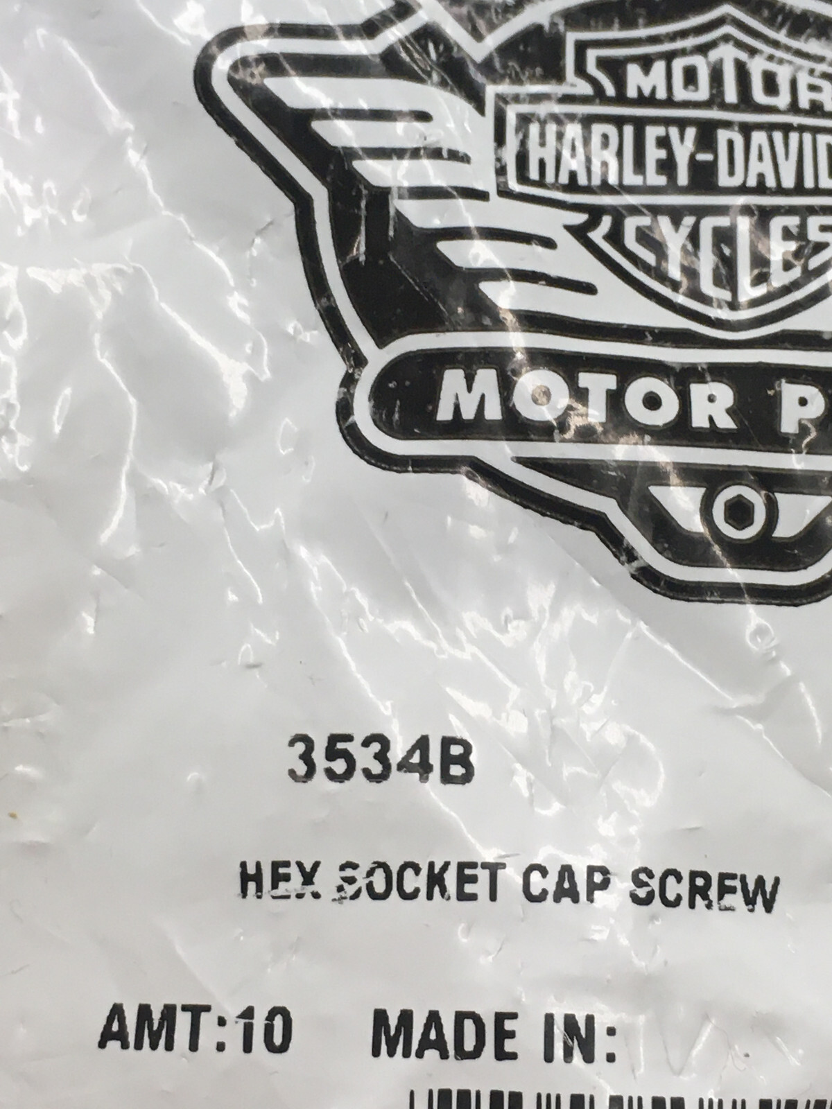 Harley-Davidson 2pk Screw Hex Socket Head 3534B for sale online | eBay