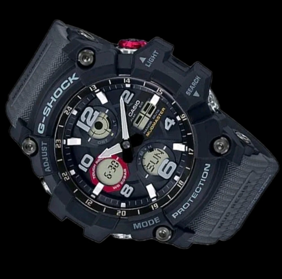 Casio G-shock GSG-100-1A8DR Master of G Series MUDMASTER Solar Gray ...