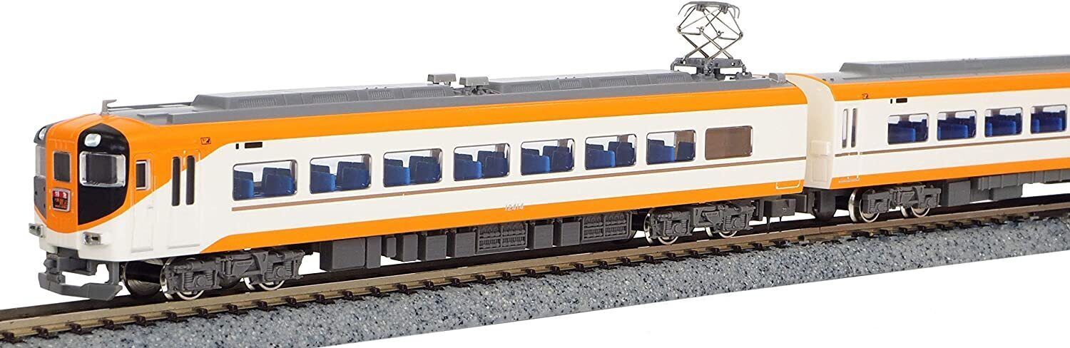 Green Max N Gauge Kintetsu 12410 series 12414 train / New painting 4 ...
