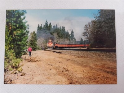 Southern Pacific 7112 Passenger Train SP Engine Photo 1980s 4" x 6 ...