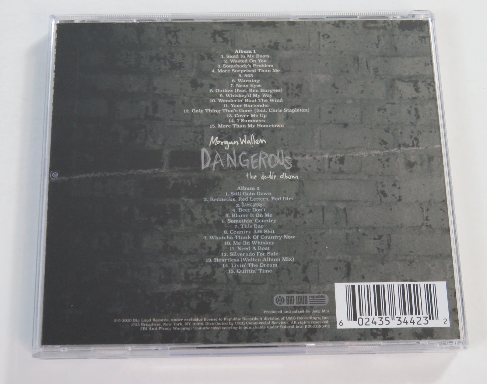 MORGAN WALLEN Signed Autograph Auto "Dangerous" CD Slab PSA JSA | eBay