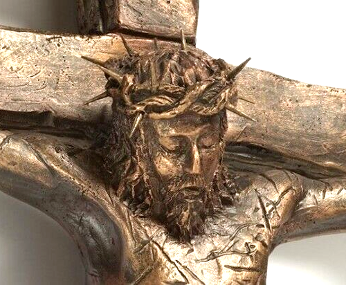 10" Realistic Crucifix - Antique Bronze Finish | eBay