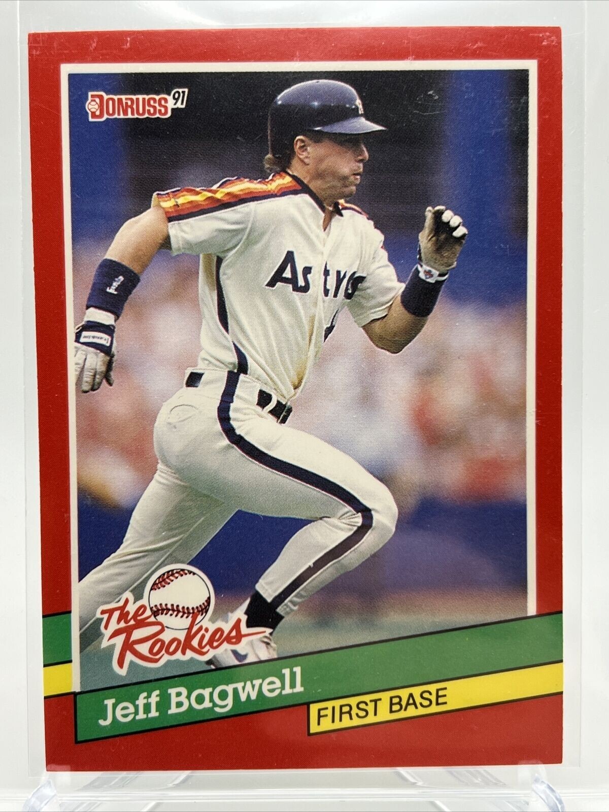 1991 Donruss the Rookies Jeff Bagwell Rookie Card #30 Houston Astros 1. ...