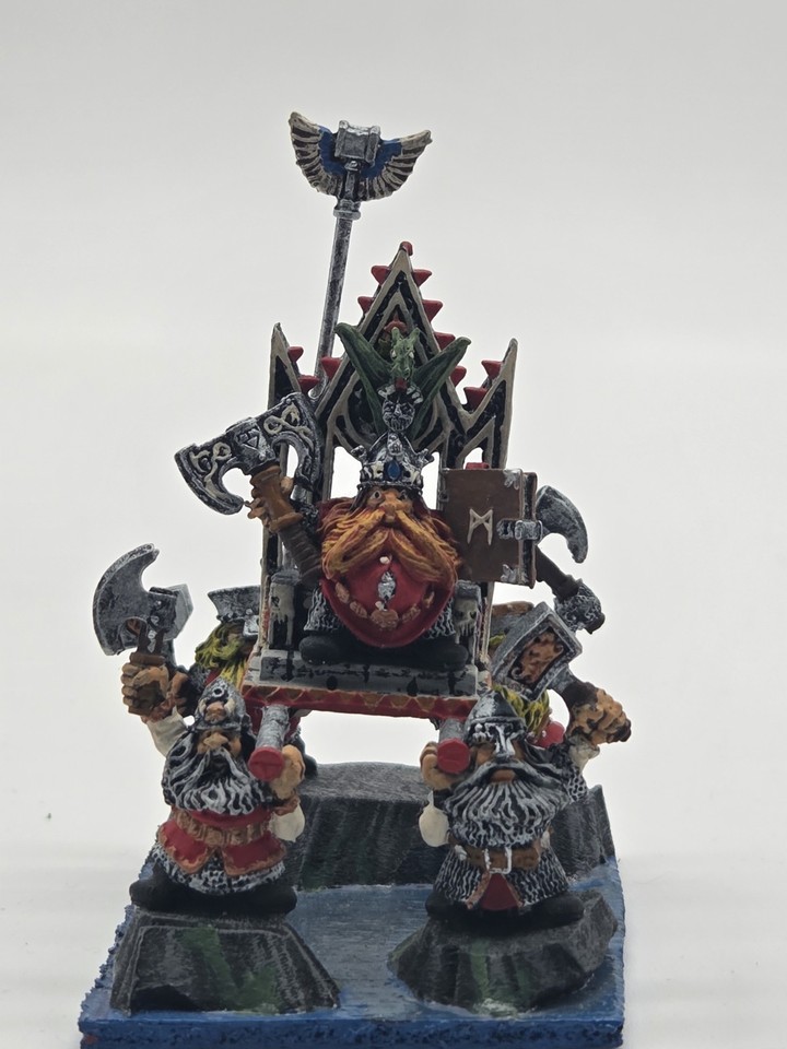 Warhammer Dwarf Throne of Power Metal Rare Citadel Thorgrim ...