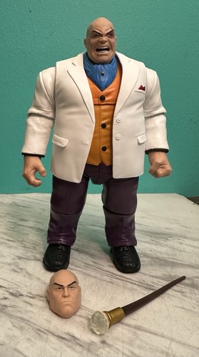 Marvel Legends Retro Kingpin 8" Figure Spider-Man Animated Hasbro Loose ...