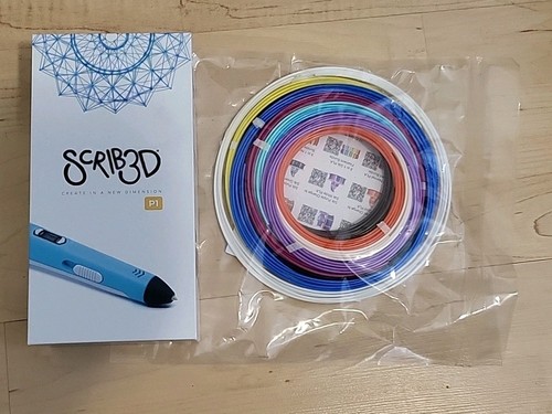 SCRIB3D P1 3D Printing Pen with Display - Includes 3D Pen, 15 color 150 ...