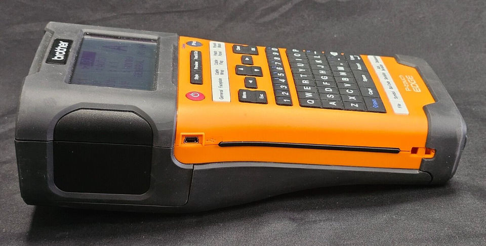 Brother P-Touch Edge pt-e500 Industrial Handheld Labeling Tool -READ ...