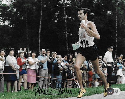 Frank Shorter Signed 8x10 Photo BAS Autographed 1972 Marathon Gold ...