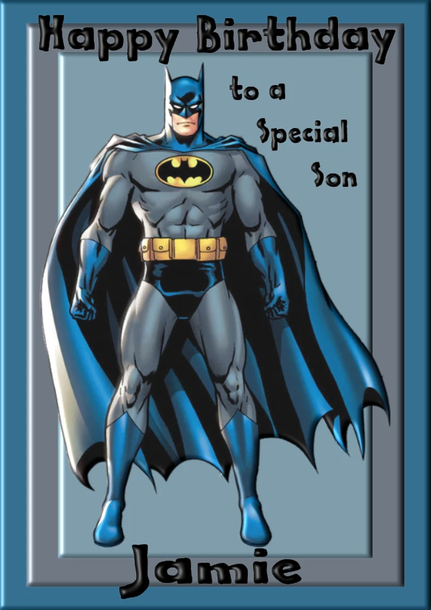 Batman Happy Birthday Card