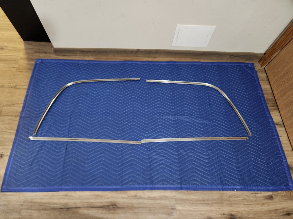 71 72 73 74 Charger RoadRunner Rear window 4pc trim set NICE OEM Mopar ...