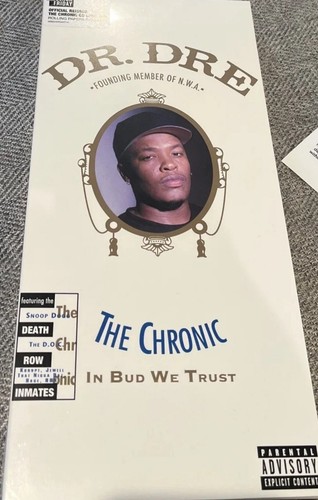 New! Dr Dre The Chronic CD Long Box w/ Rolling Papers RSD BF 2023 Black ...