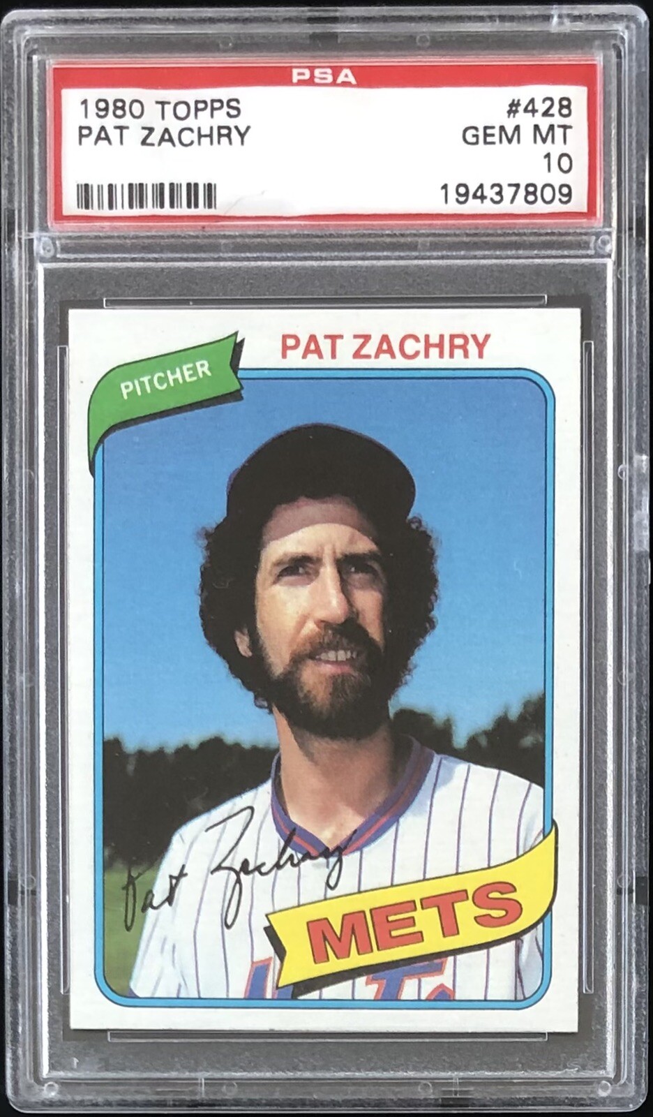 1980 TOPPS #428 PAT ZACHRY PSA 10 GEM MT METS ** LOW POP 10 ** | eBay