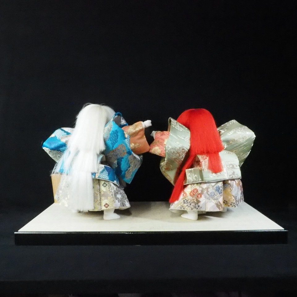 Vintage Japanese doll "Renjishi (a string of lions)" made by Kougetsu ...