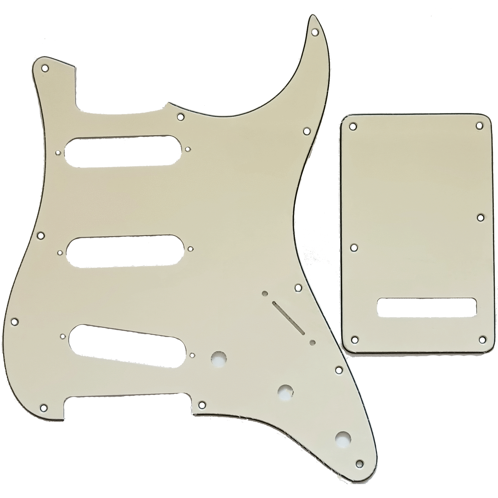 SSS 11-Hole Strat Style Guitar Pickguard Pick Guard Scratch Plate ...